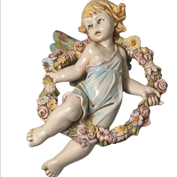 Wall Decor | Vintage Simonetti Italian Italy Resin Wall Angel Signed ...